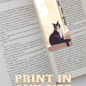15 Cat Bookmarks Marque Page, Instant Download, Bookmark Bundle, Cute ...