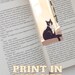 15 Cat Bookmarks Marque Page, Instant Download, Bookmark Bundle, Cute ...