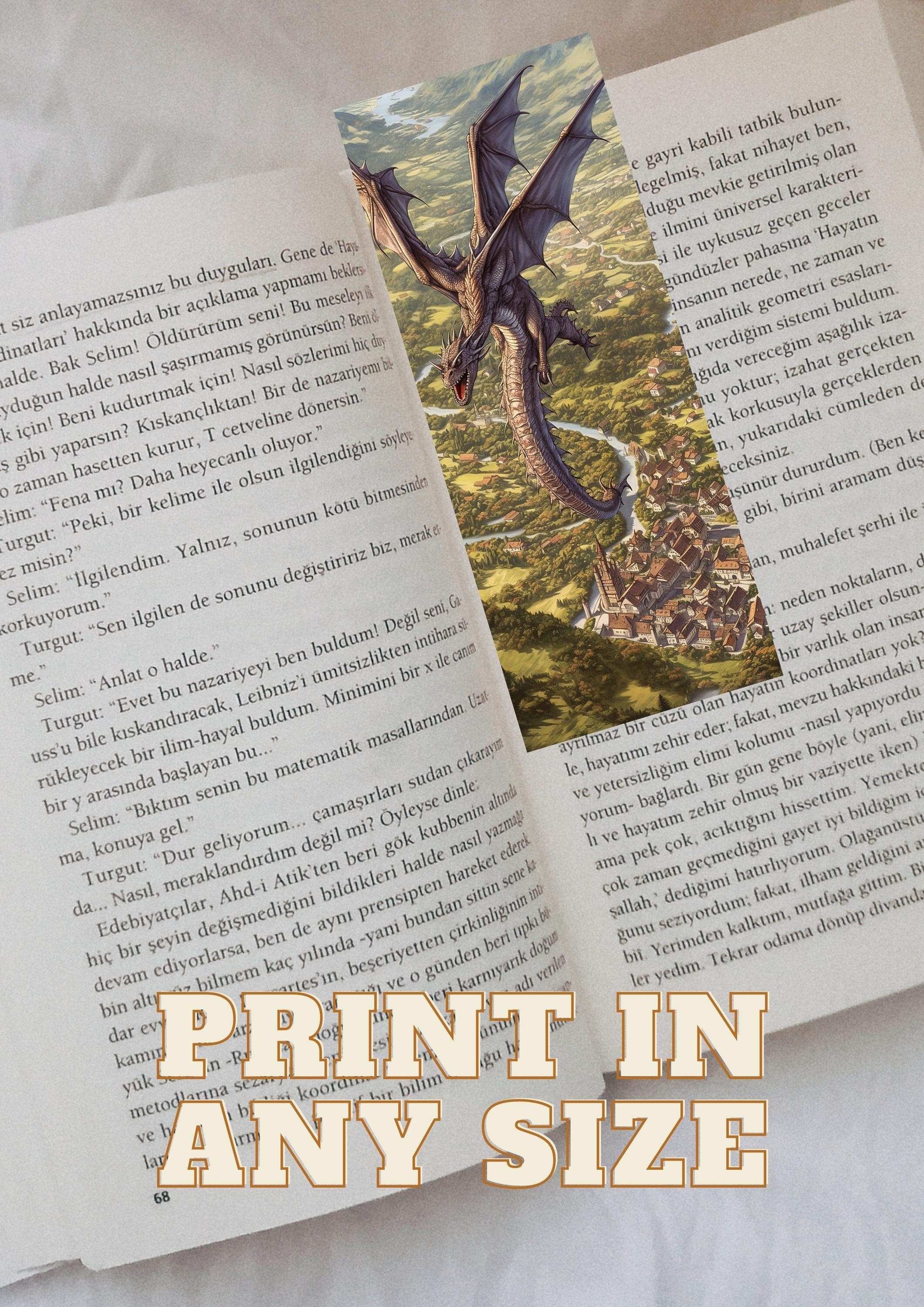15 Dragon Bookmarks Marque Page, Instant Download, Bookmark Bundle ...