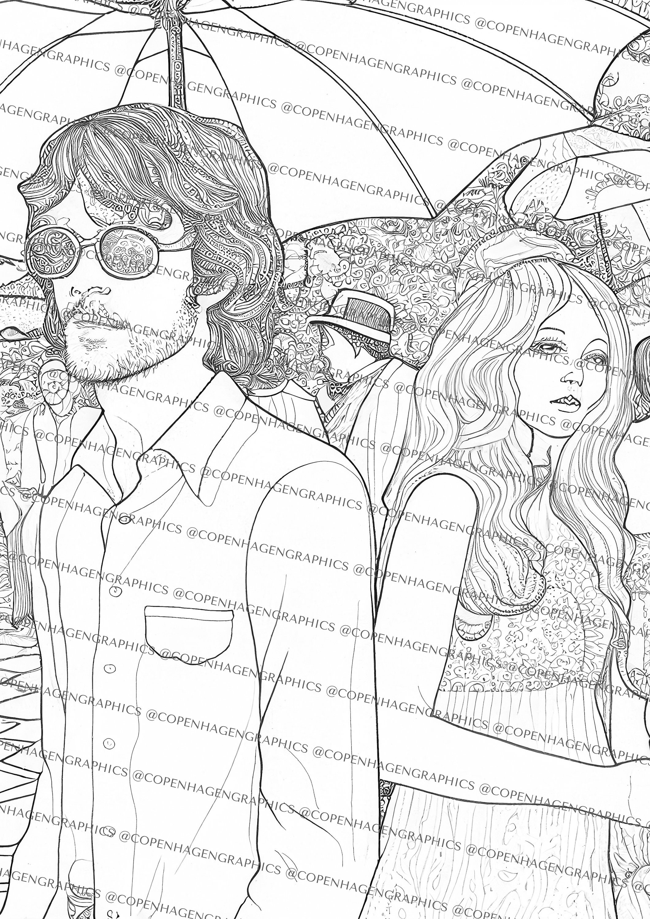 Coloring Book 26 Hippie Motives Adult Coloring Book coloring Book Pdf ...