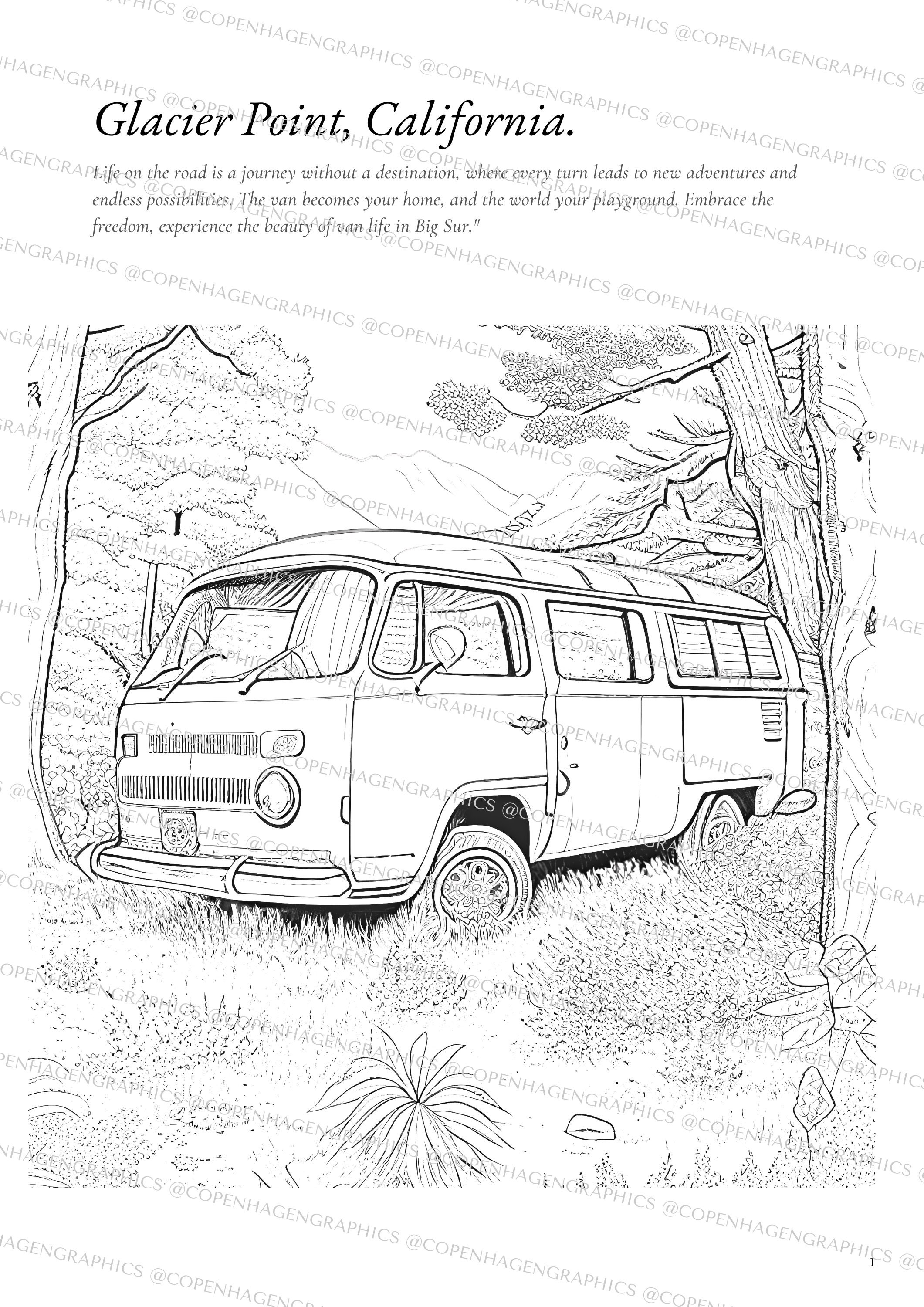 Coloring Book 19 Dreamy Vans Adult Coloring Book coloring Book Pdf ...