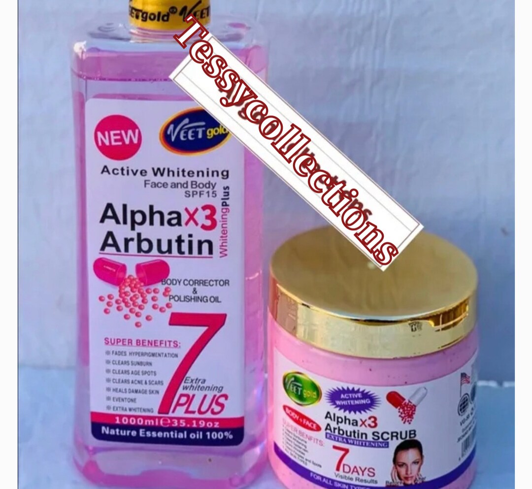 Veet Gold Active Whitening Plus Alpha Arbutin 3 Oil and Body - Etsy