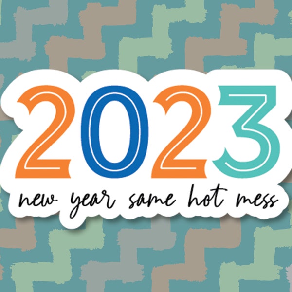 New Year 2023 Stickers - Etsy