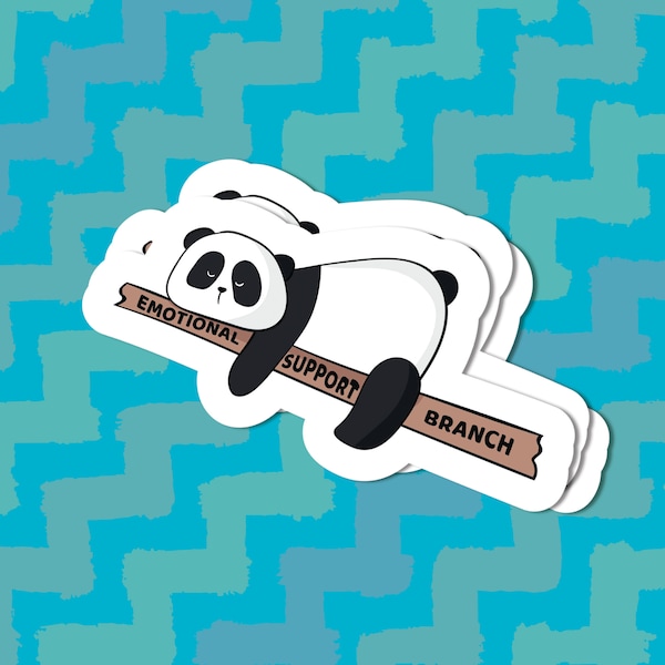 Emotional Support Panda - Etsy