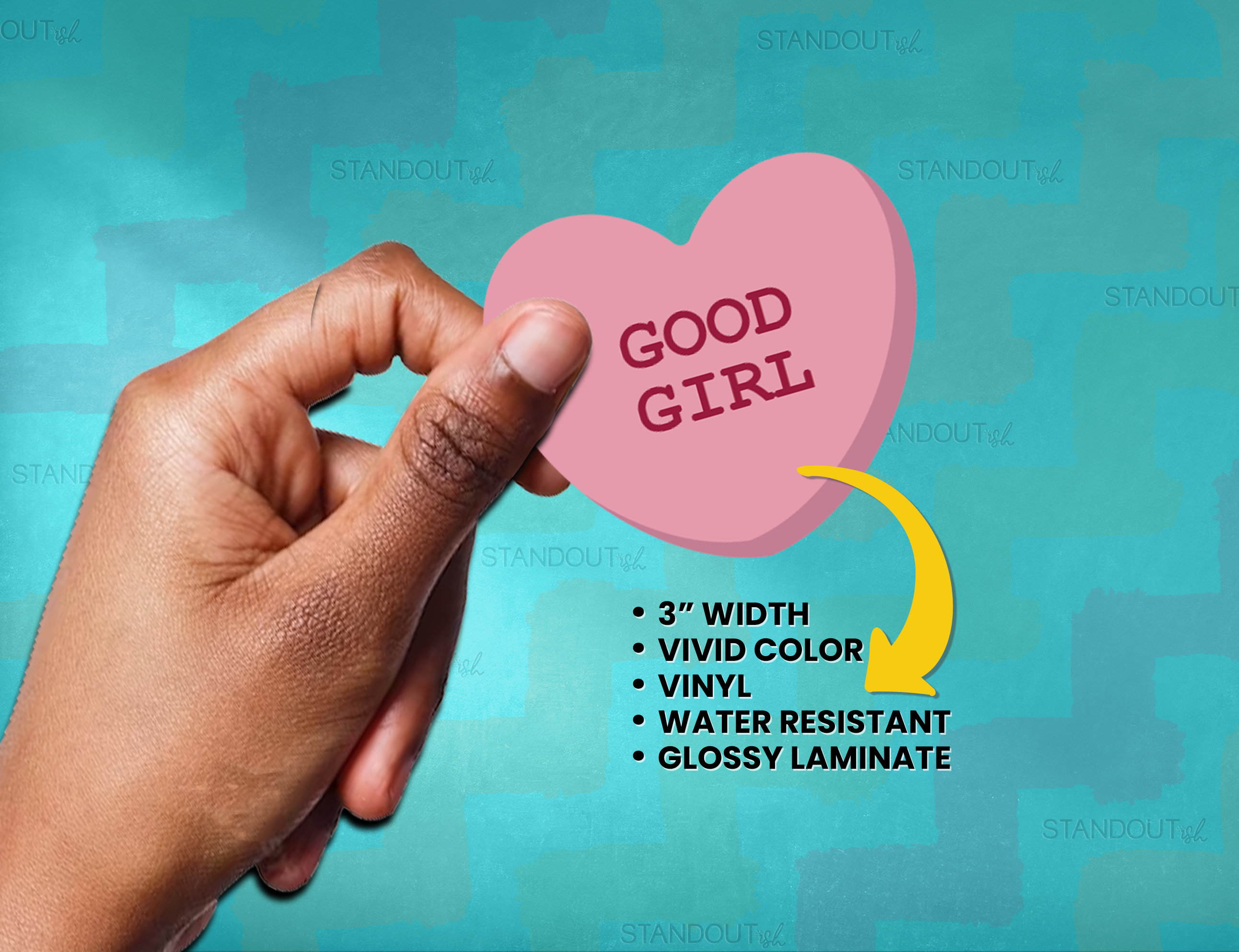 Good Girl Praise Kink Candy Heart Spicy, Smut Sticker Dominant Gifts ...