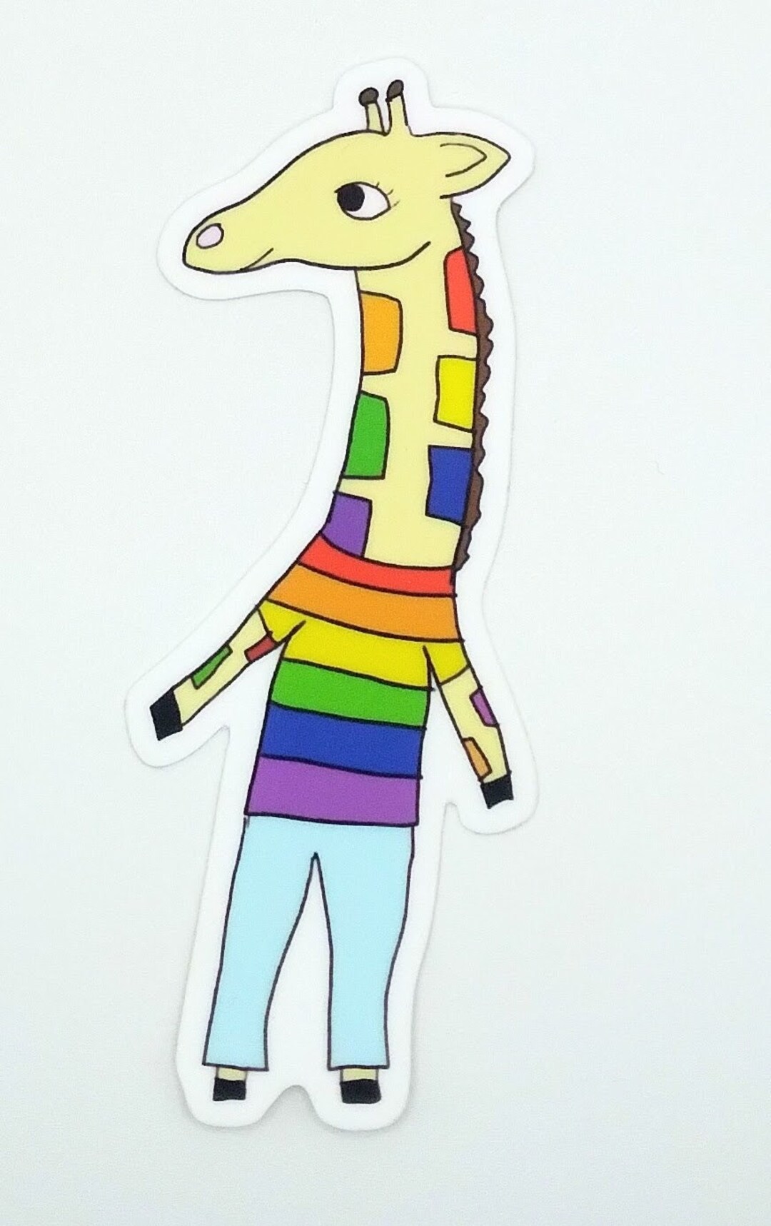 Pride Sticker, Cute Pride Sticker, Pride Giraffe, Giraffe Sticker ...