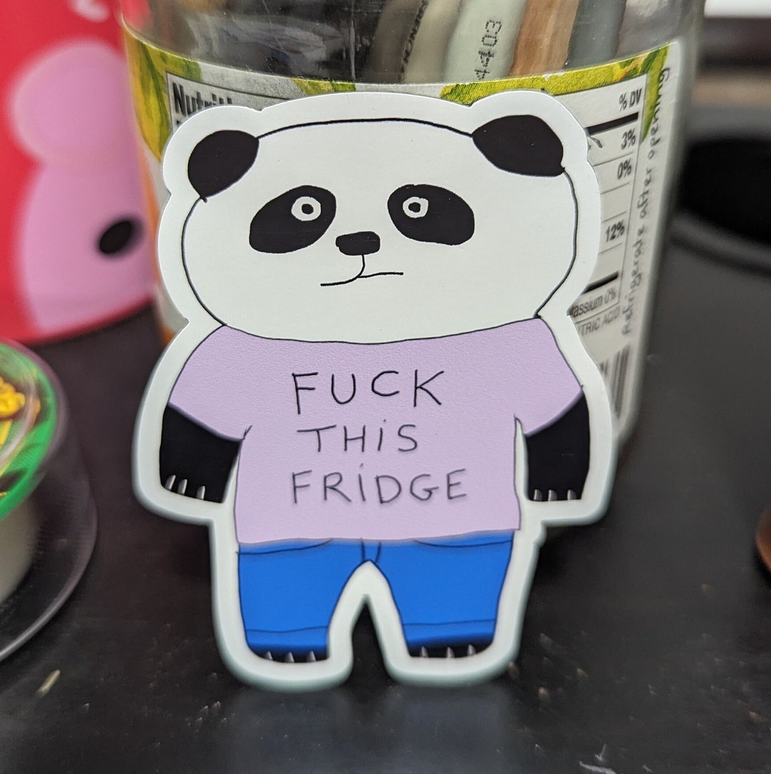 Funny Fridge Magnet, Panda Magnet, Weird Magnet, Cute Fridge Magnet - Etsy