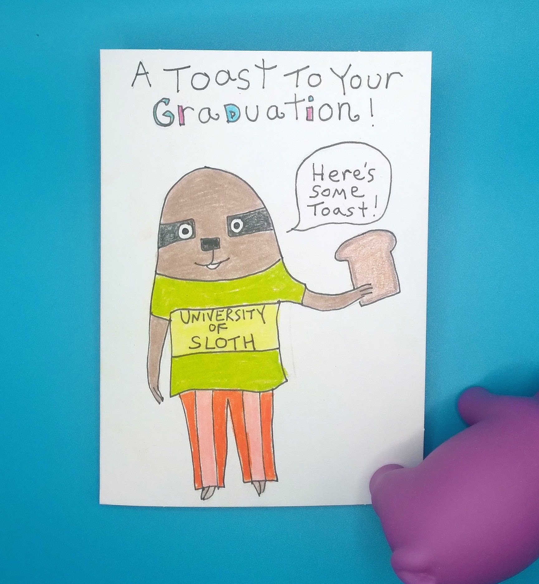 Graduation Card, Funny Graduation Card, Cute Graduation Card, Happy ...