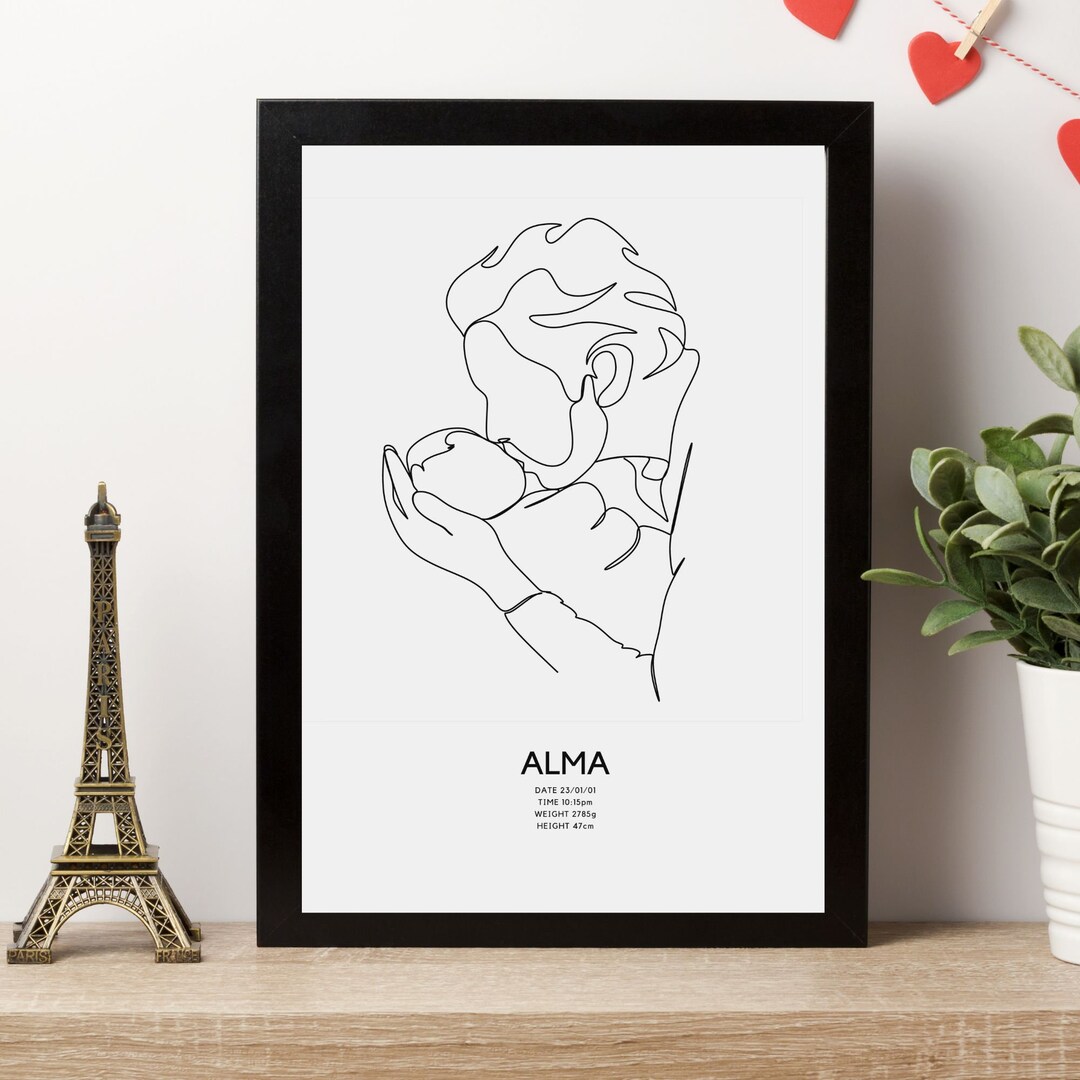 Custom Newborn/baby Poster, Perfect for NURSERY, Babyroom. WALL ART ...