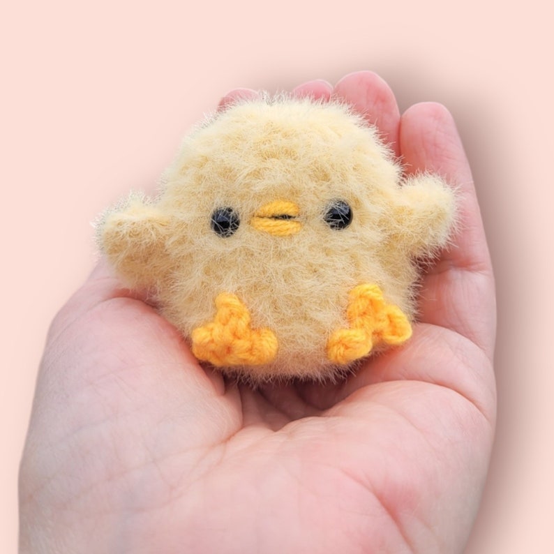 Amigurumi, Crochet Chick, Chicken, Cute Keychain, Farm Animal Lover ...