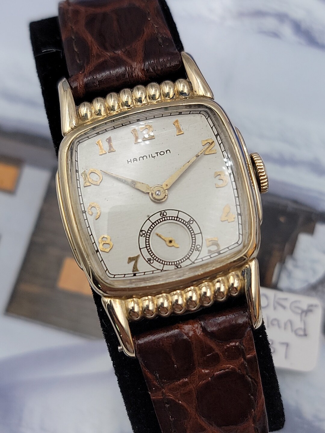 Vintage 1937 Hamilton ROLAND Men's Watch: 10KGF, 17 Jewel, Serviced - Etsy