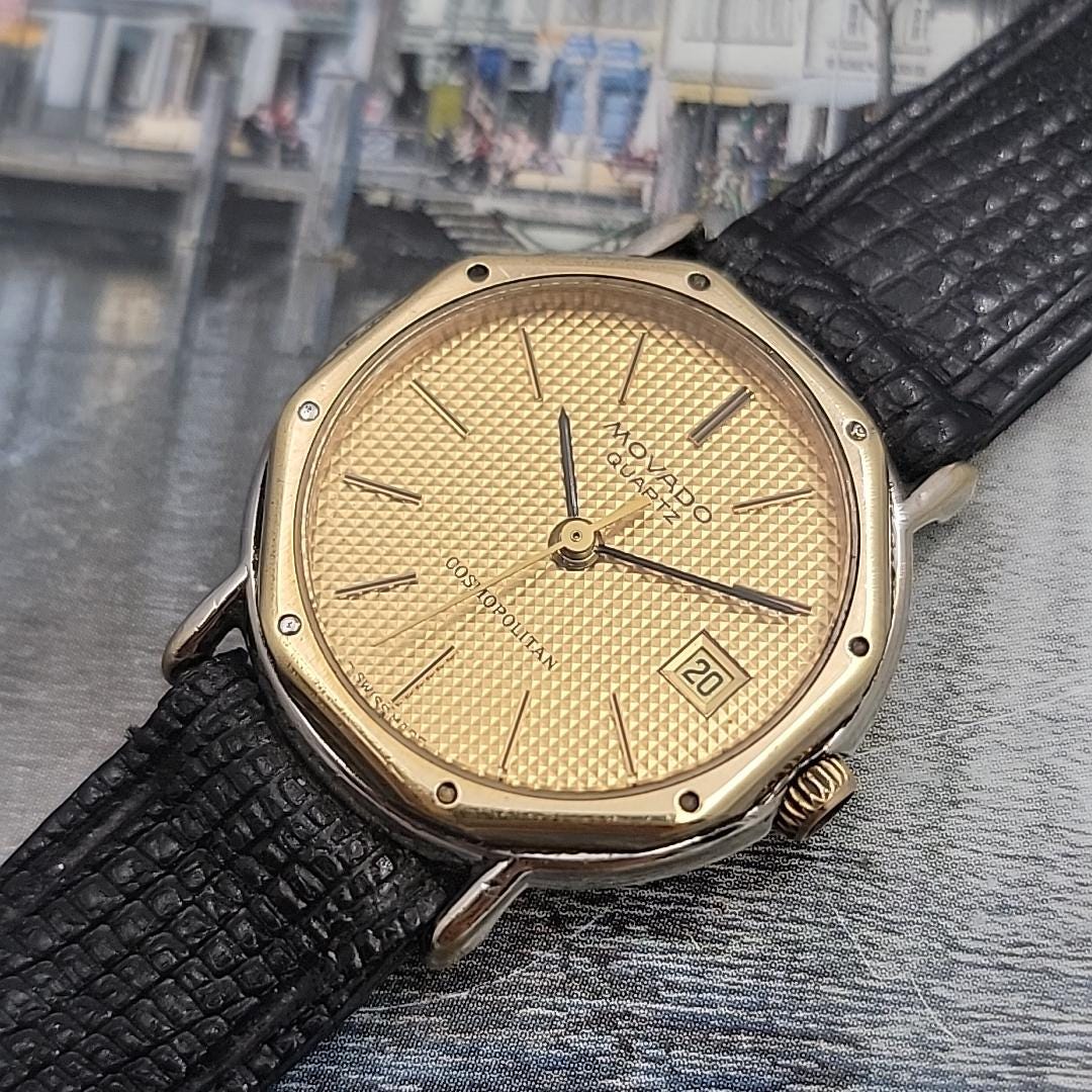 Ladies Movado Cosmopolitan Watch: Diamond Bezel, Mother of Pearl Dial ...