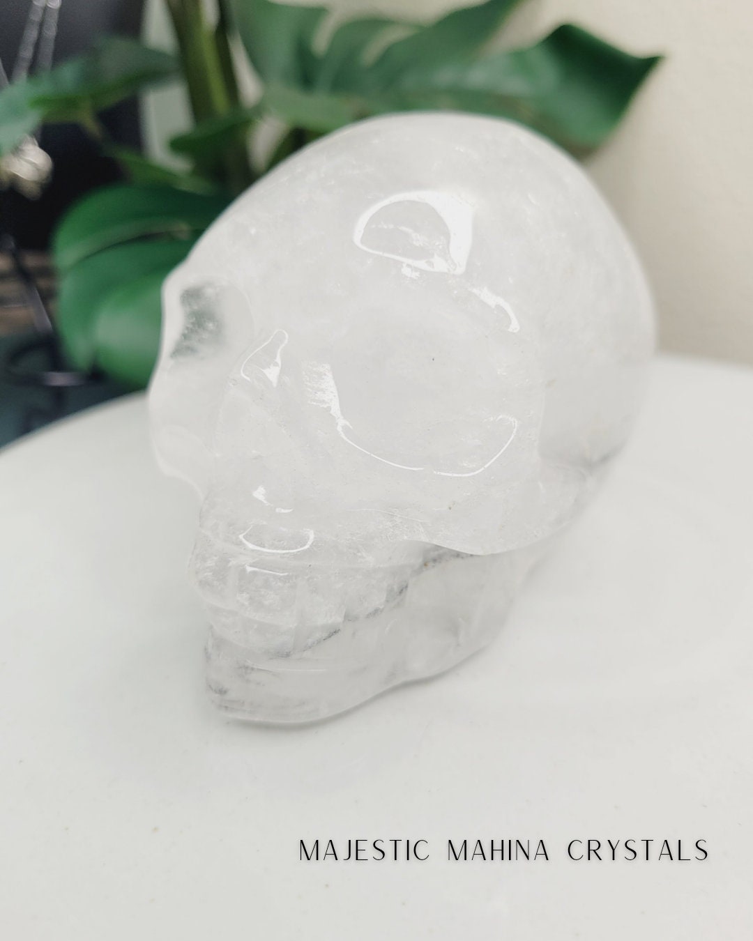 Clear Quartz With Dendritic Skull / Skulls/ High Quality Skulls/ Unique ...