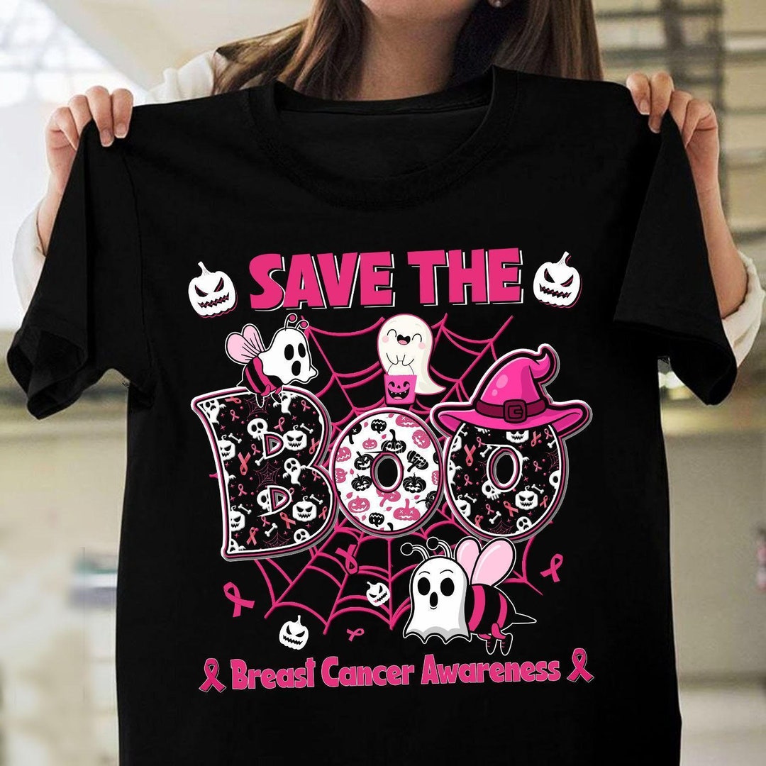Breast Cancer Awareness Shirt Save the Boo Bees Breast Cancer - Etsy