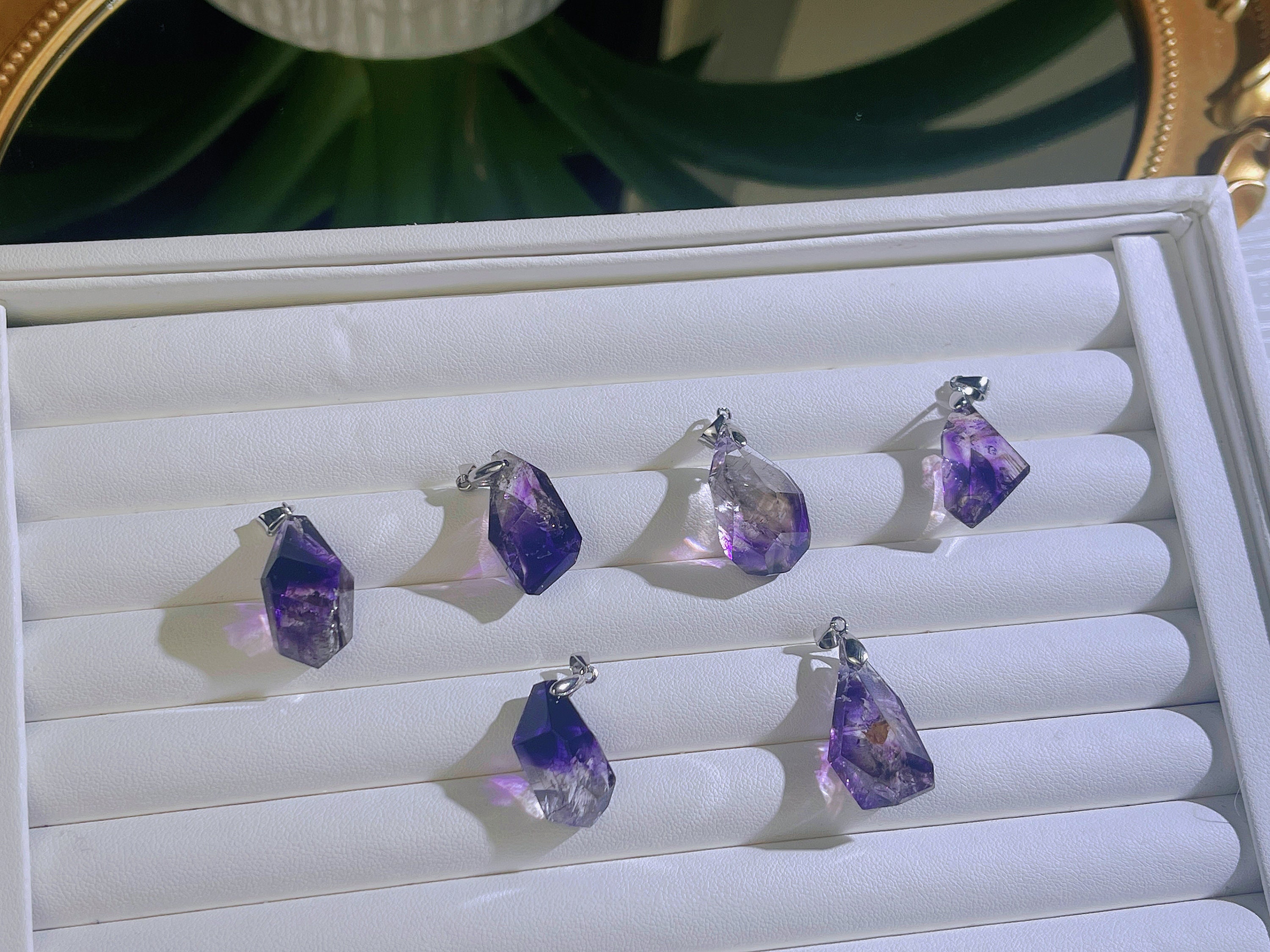 HIGH GRADE Super Seven Crystal Pendant in Sterling Silver, Melody Stone ...