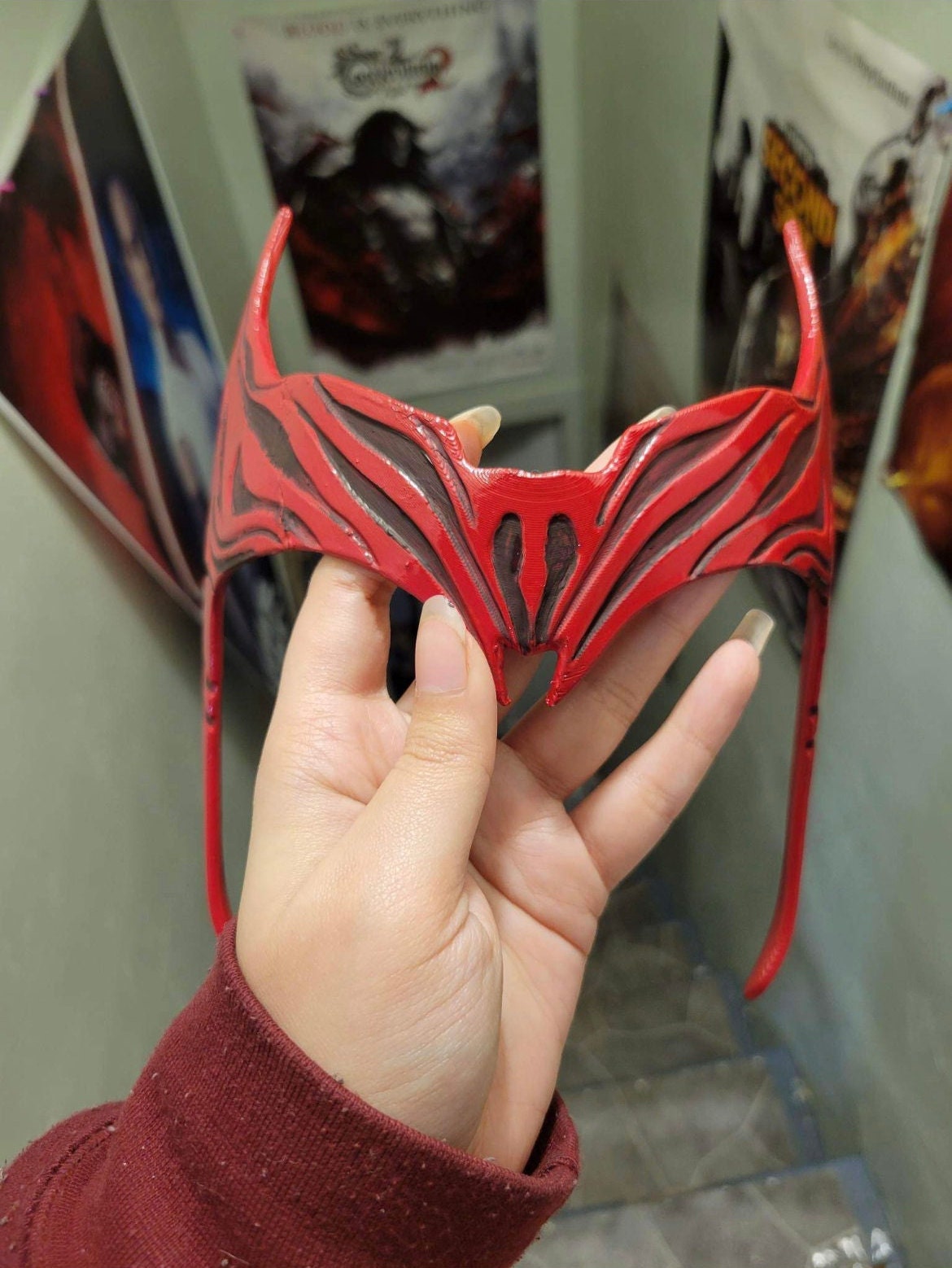 Scarlet Witch / Wanda Mask - Etsy
