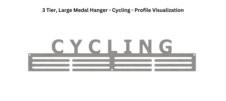 Large Medal Hanger Cycling Laser File, DXF Laser Cut Files, Medal ...