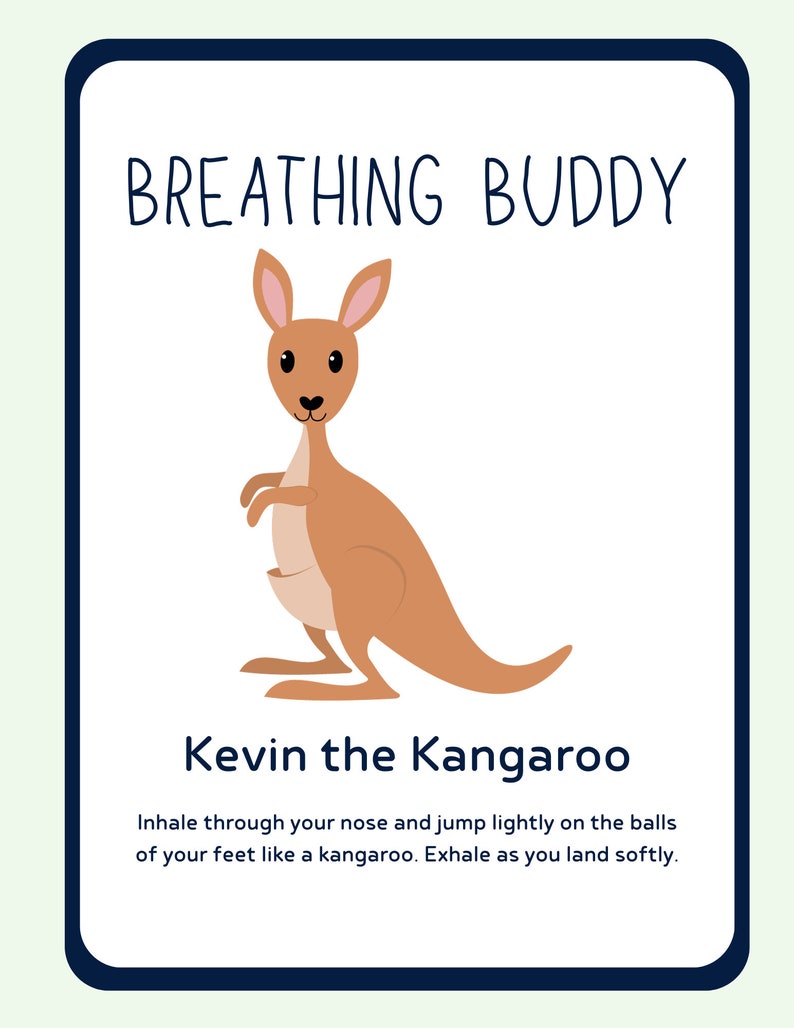 Mindful Breathing Classroom Cards: Breathing Buddies, Mindful Breathing ...
