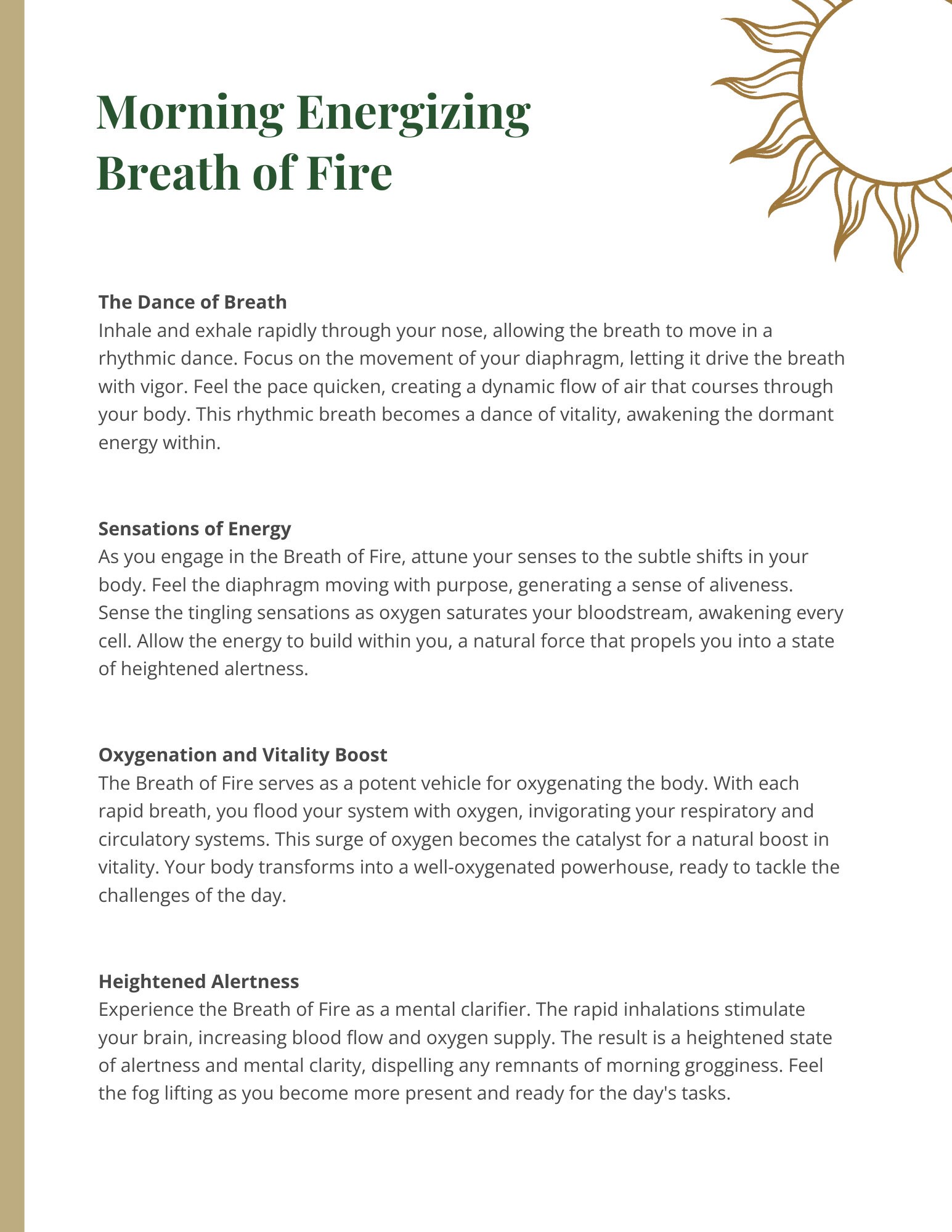 Powerful Breathing Exercise: Morning Energizing Breath of Fire | Guided ...