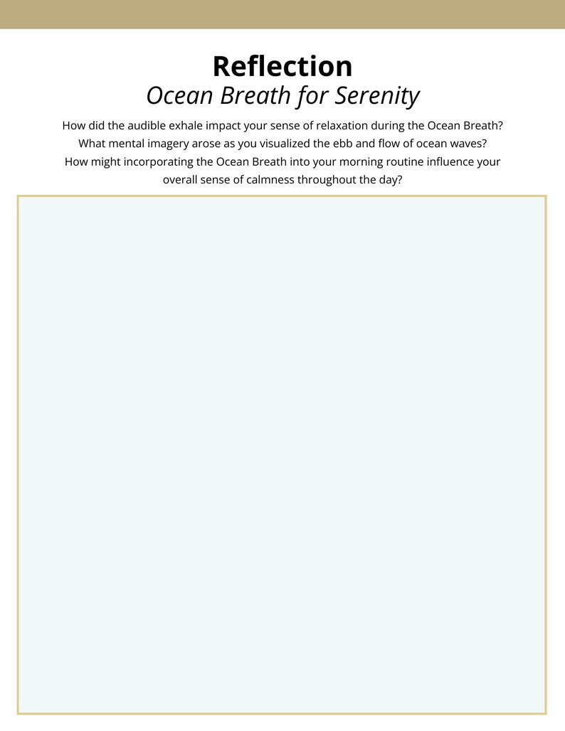 Powerful Breathing Exercise: Ocean Breath for Serenity | Guided ...