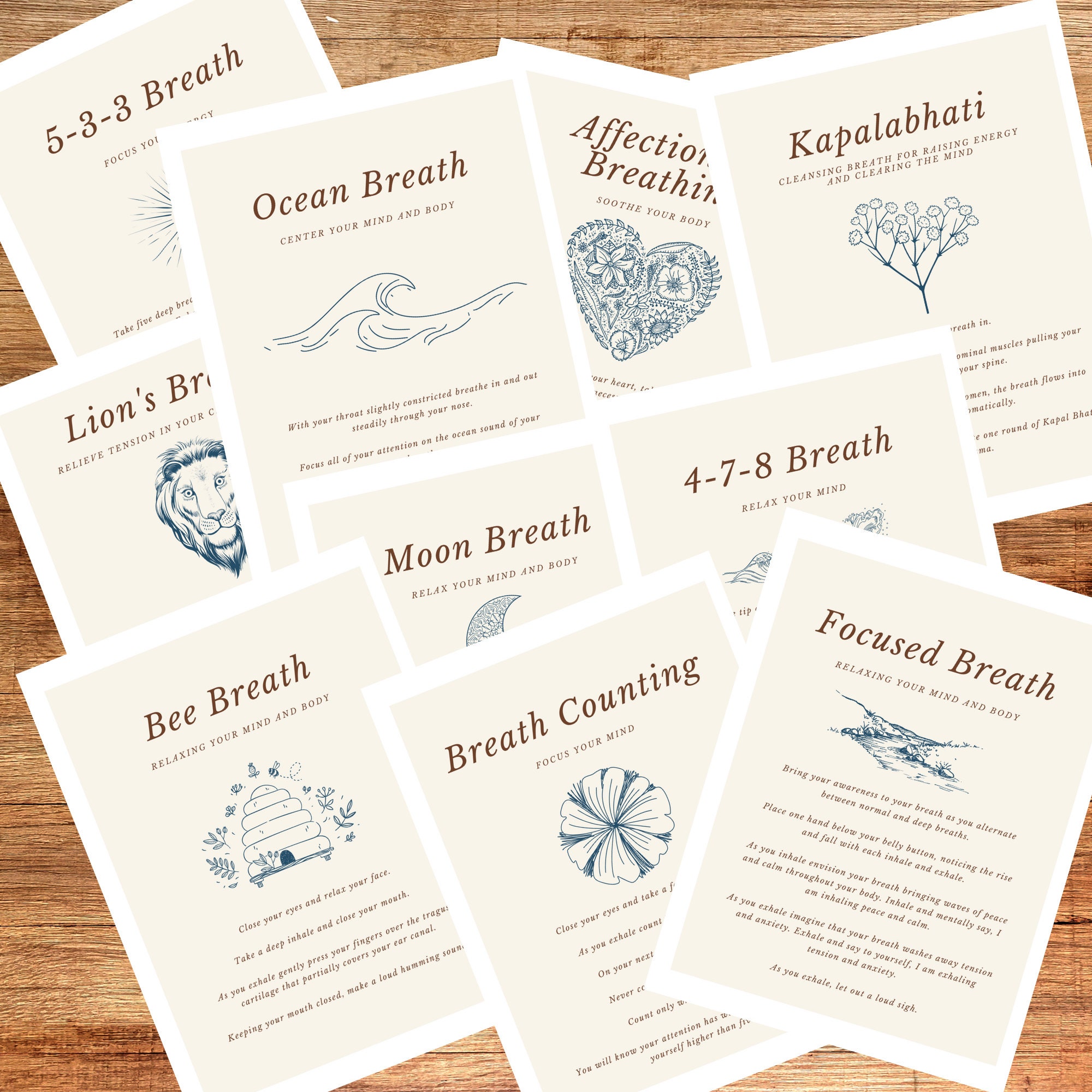 22 Powerful Mindful Breathing Exercises - Etsy