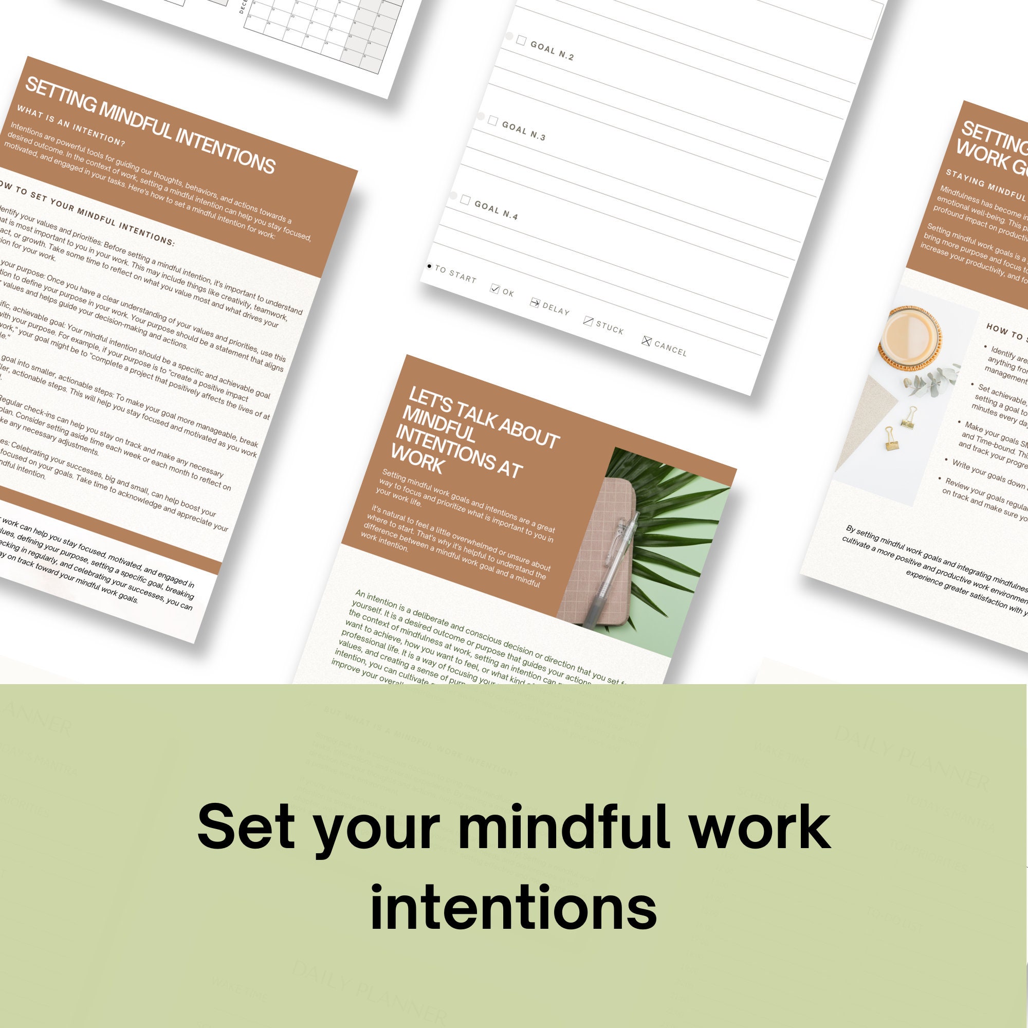 The Ultimate Mindfulness for Work Planner Workplace Wellness - Etsy