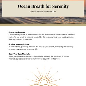 Powerful Breathing Exercise: Ocean Breath for Serenity | Guided ...