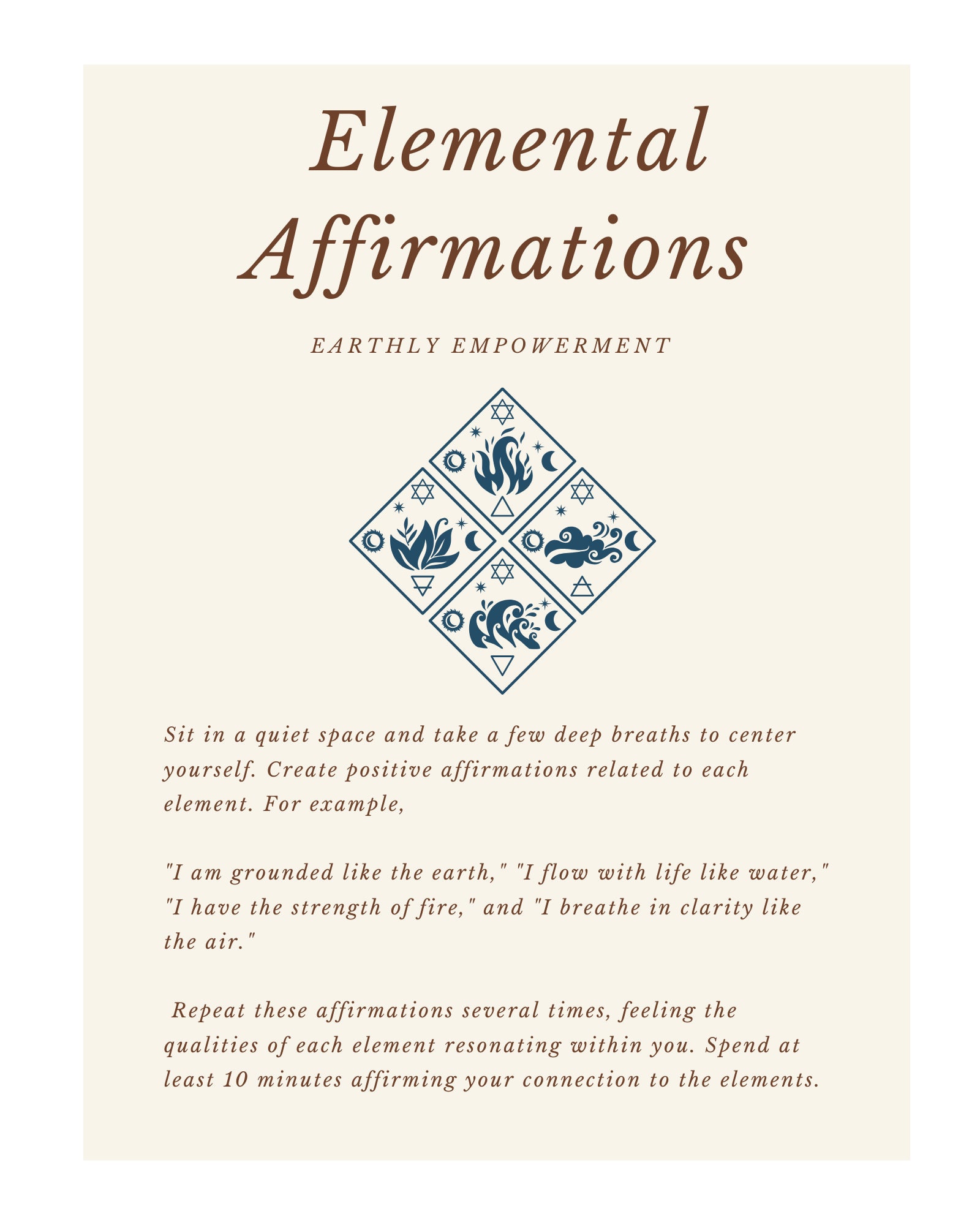 Elemental Balance Grounding Kit - Mindfully Connect With the Elements ...