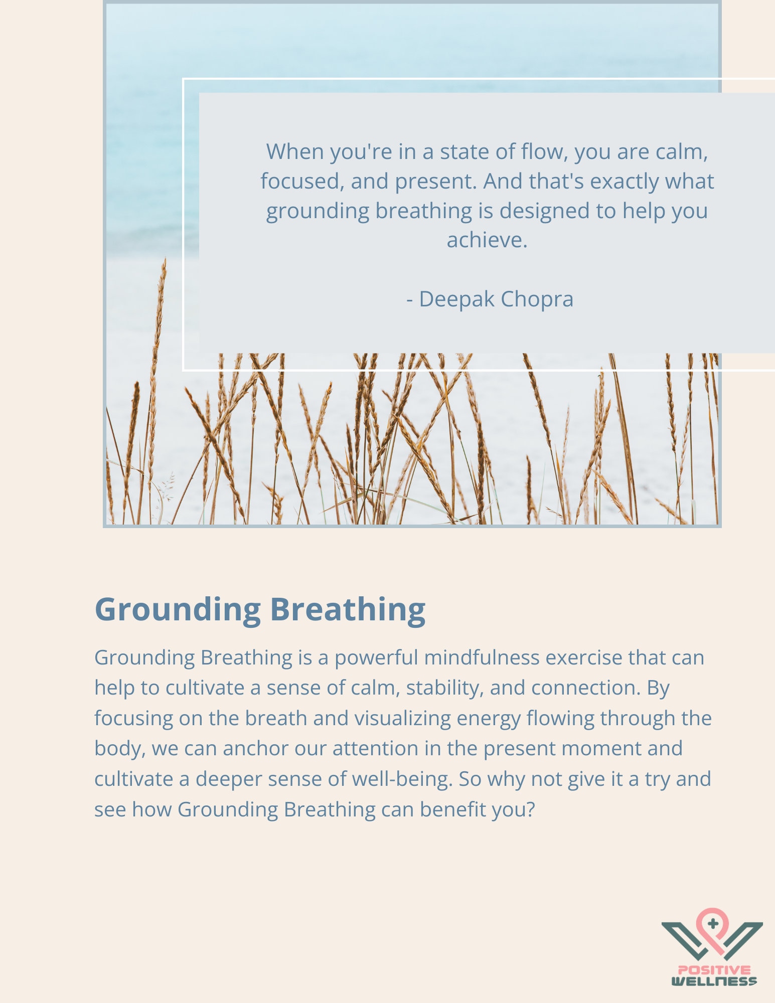 Calming Grounding Breathing: Instant Digital Download - Connect With ...