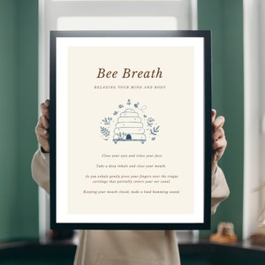 Mindful Breathing Exercise - Bee Breath - Etsy