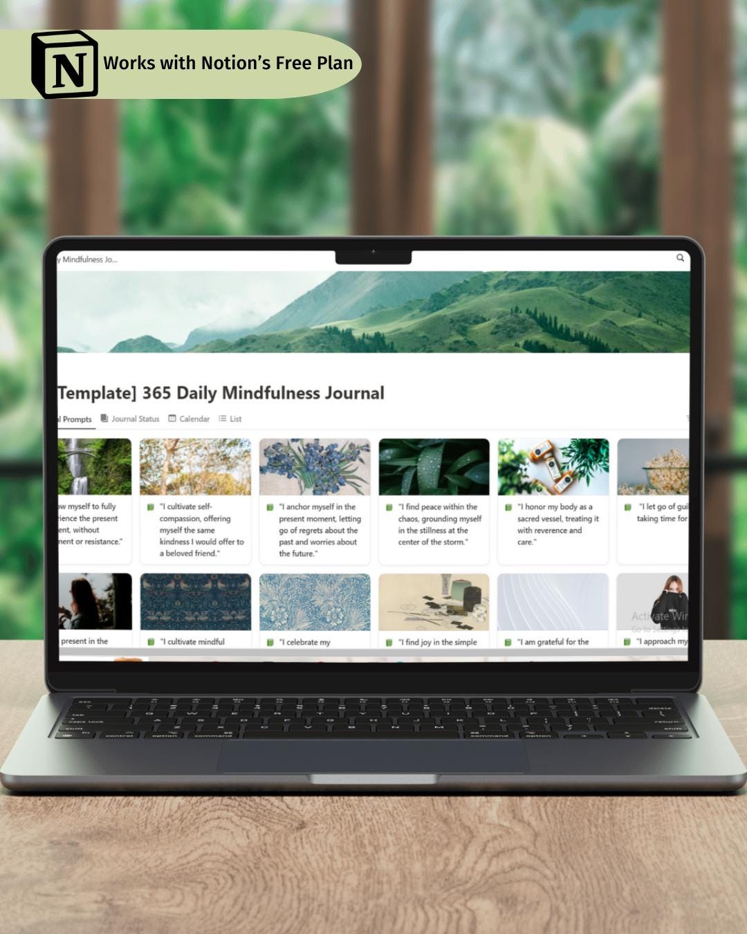 Notion Template – 365 Daily Mindfulness Journal – Digital Download - Etsy