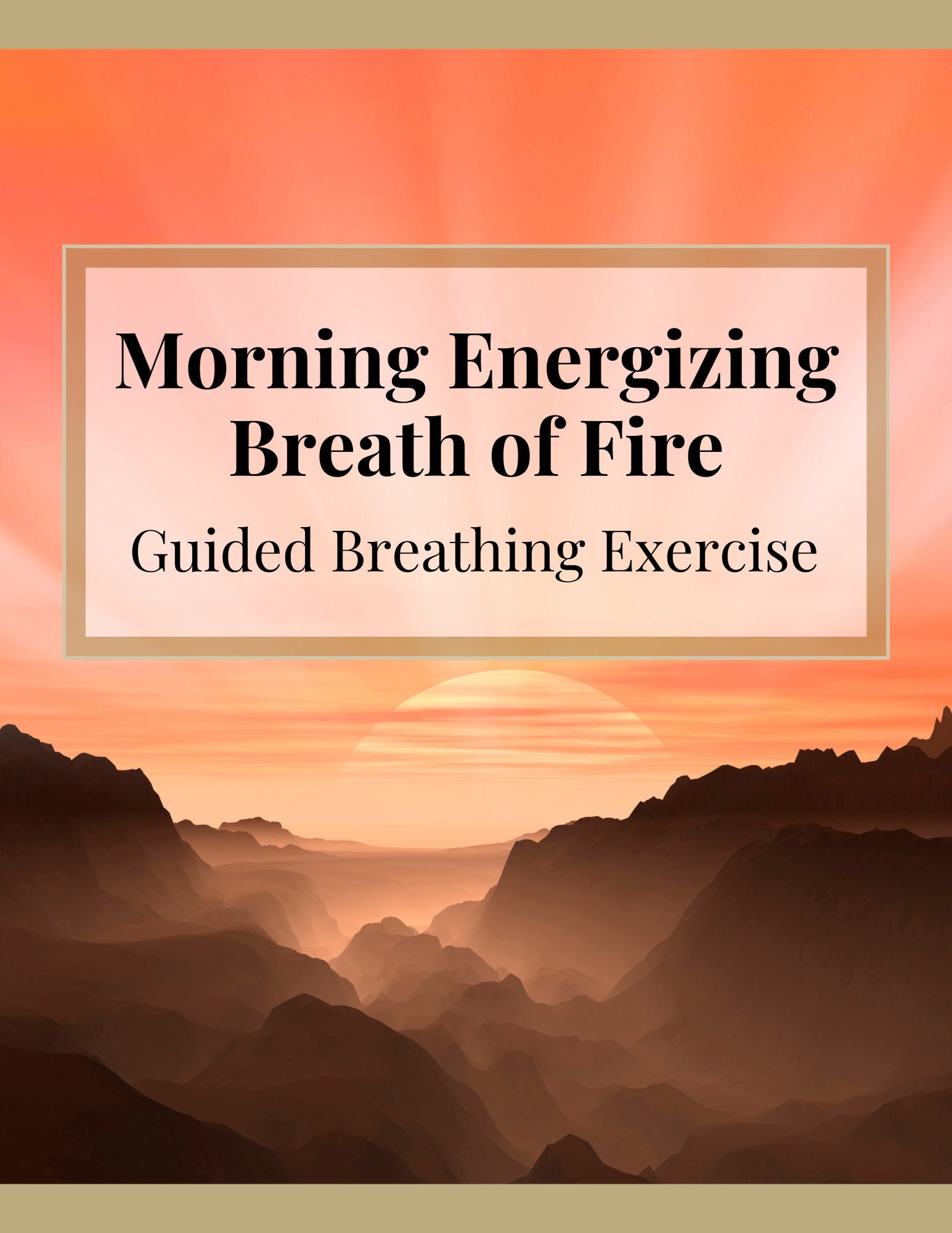 Powerful Breathing Exercise: Morning Energizing Breath of Fire | Guided ...