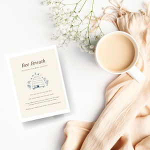 Mindful Breathing Exercise - Bee Breath - Etsy