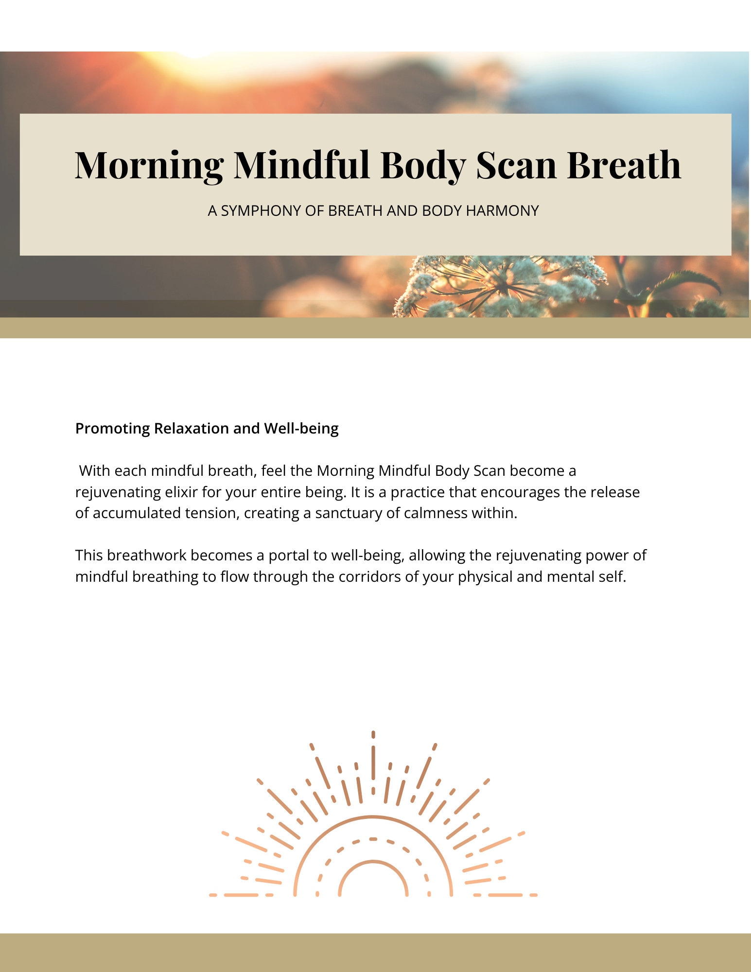 Powerful Breathing Exercise: Morning Mindful Body Scan Breath | Guided ...