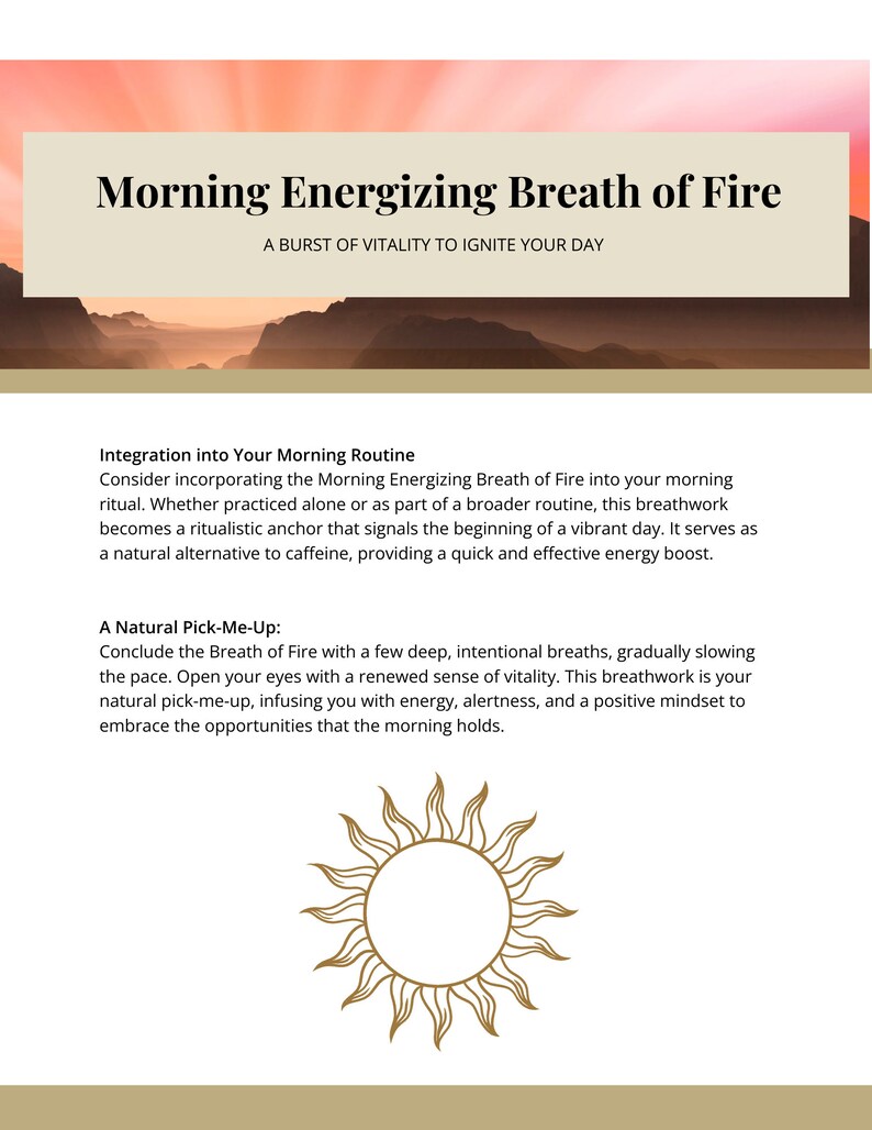 Powerful Breathing Exercise: Morning Energizing Breath of Fire | Guided ...