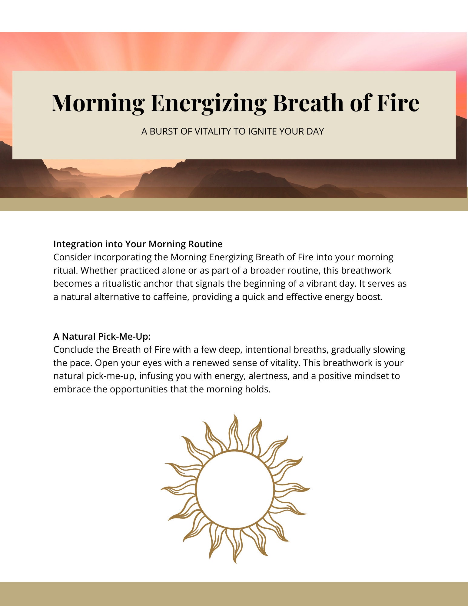 Powerful Breathing Exercise: Morning Energizing Breath of Fire | Guided ...