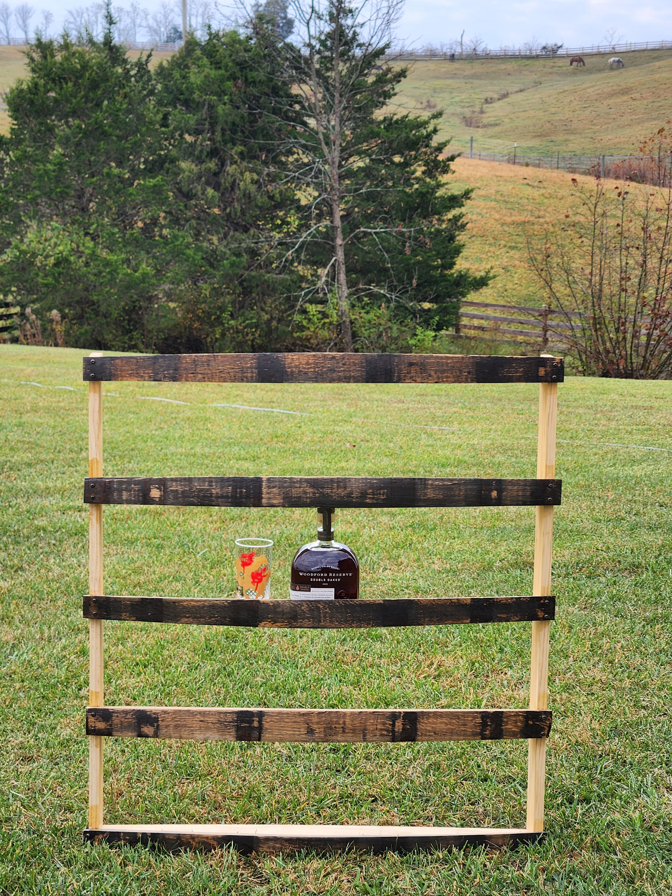 Bourbon Barrel Shelf - Etsy