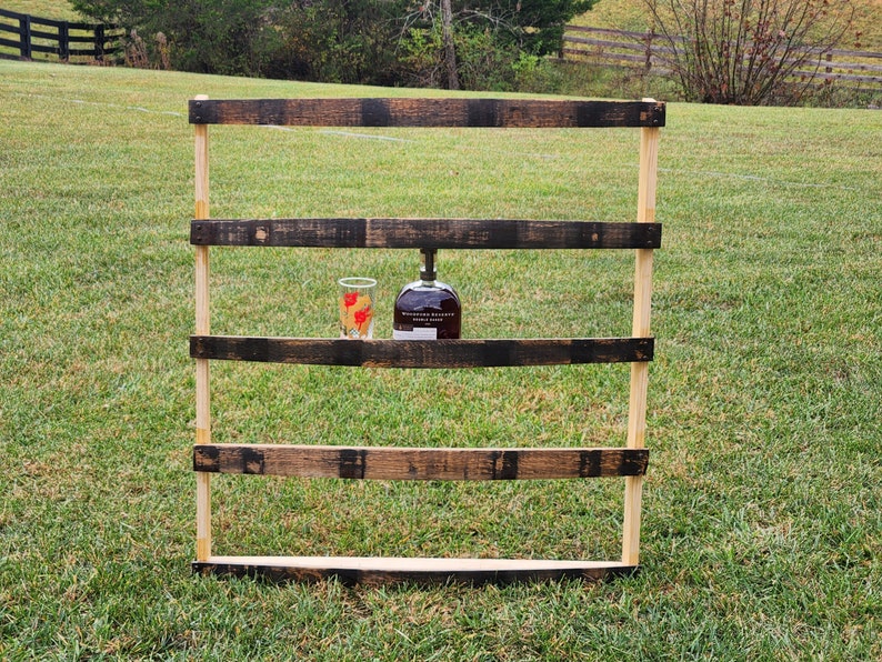 Bourbon Barrel Shelf - Etsy