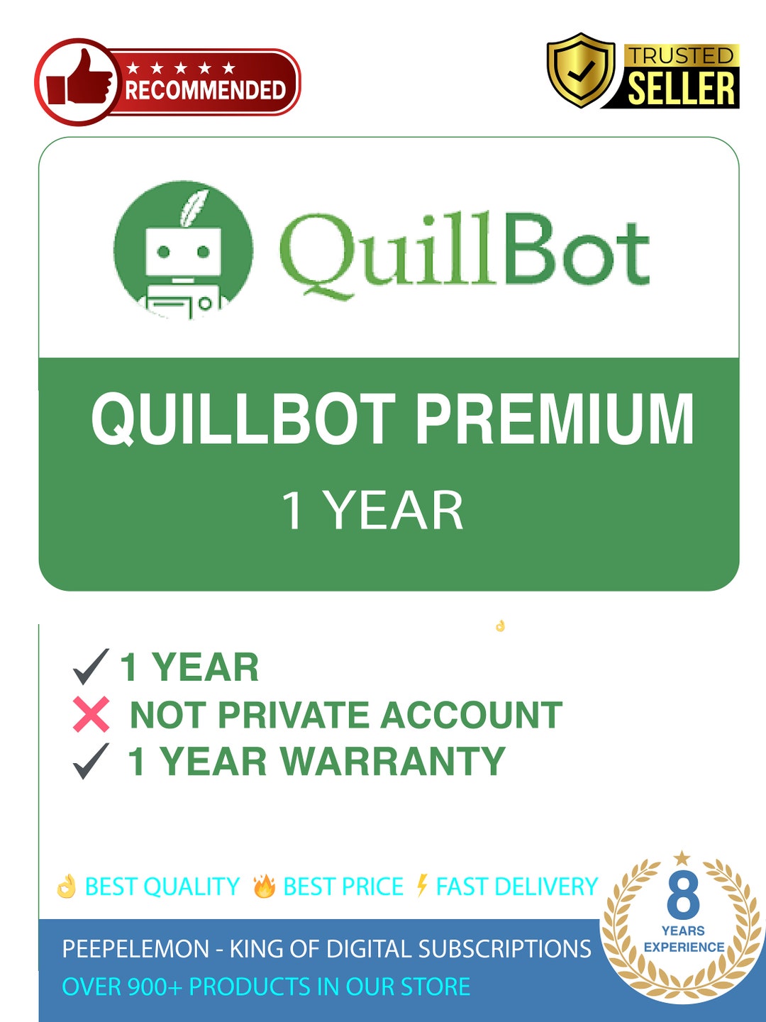 Quillbot - Etsy