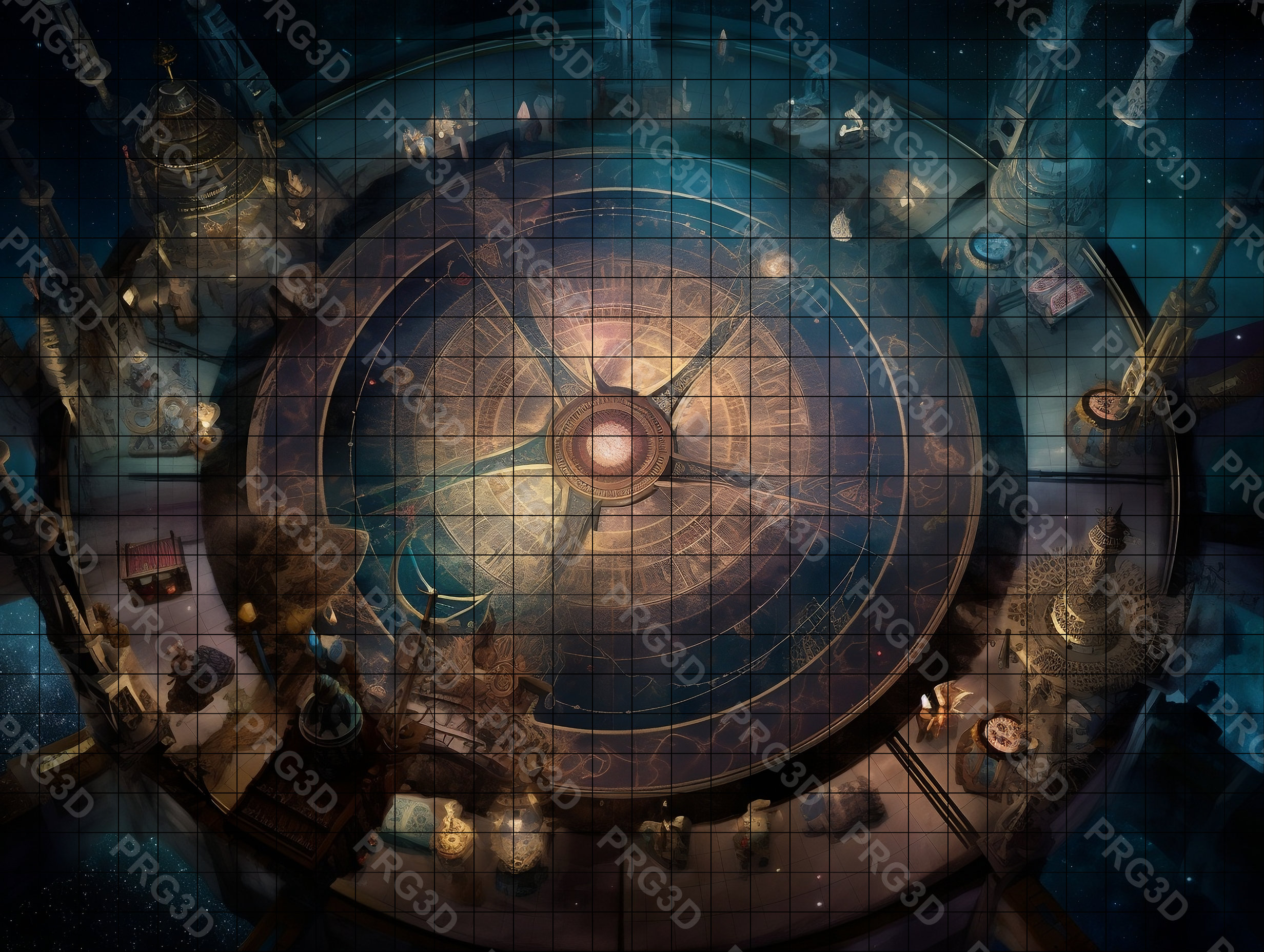 Sanctuary and Library Dnd Battle Map X8 D&D Battlemap - Etsy Australia