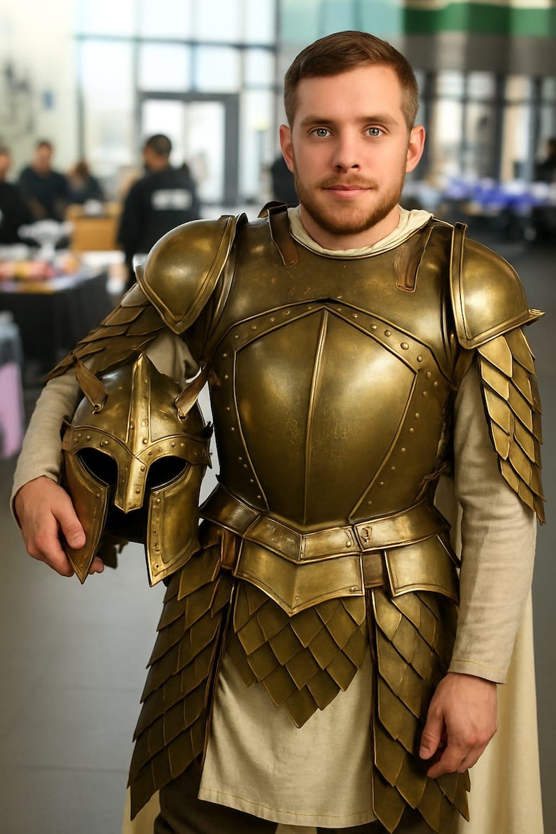 Handmade Medieval Knight Half Armor Suit: Kingsguard LARP Warrior - Etsy