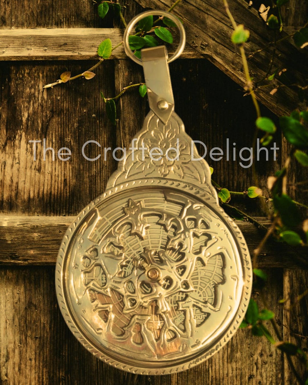Vintage Antique Brass Astrolabe English Globe Navigation Maritime Brass ...