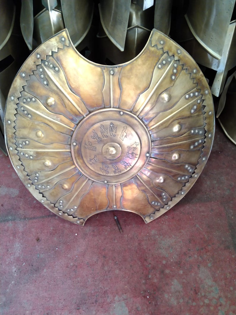 Medieval Troy Achilles Handmade Iron/steel Shield - 24" Antique - Etsy