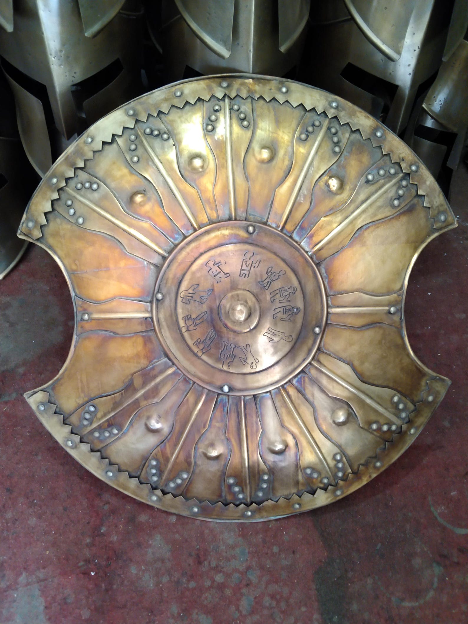 Medieval Troy Achilles Handmade Iron/steel Shield - 24" Antique - Etsy