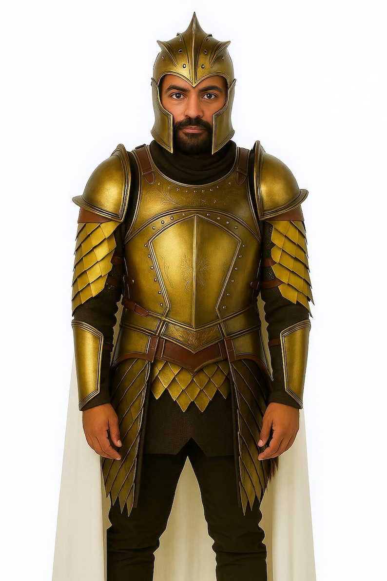 Handmade Medieval Knight Half Armor Suit: Kingsguard LARP Warrior - Etsy