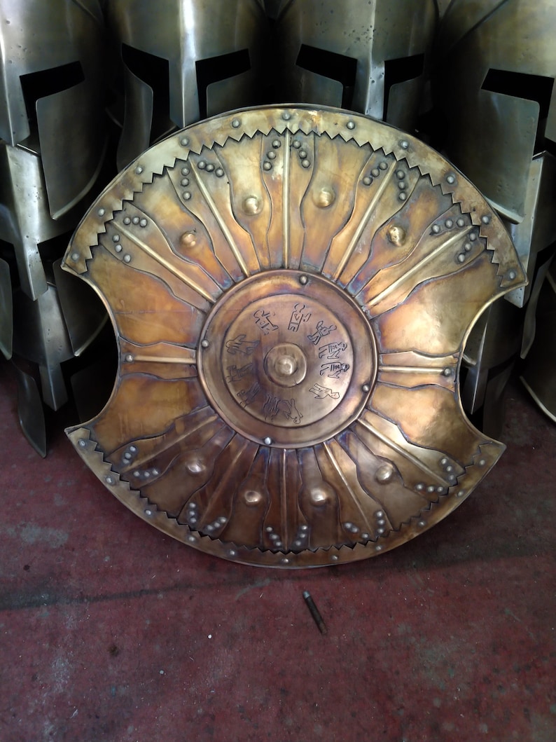 Medieval Troy Achilles Handmade Iron/steel Shield - 24" Antique - Etsy