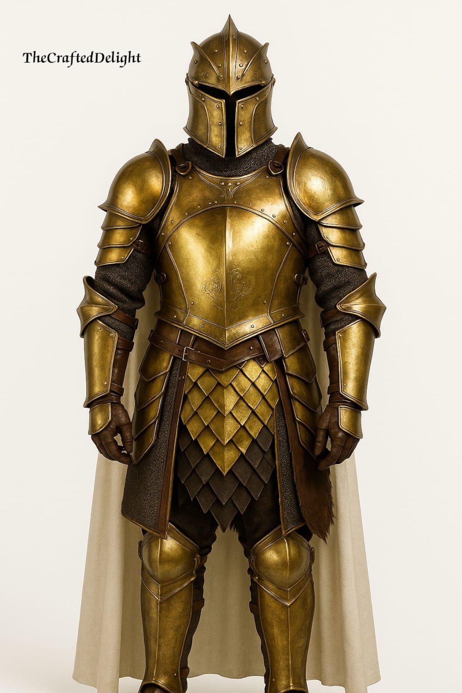 Handmade Medieval Knight Half Armor Suit: Kingsguard LARP Warrior - Etsy