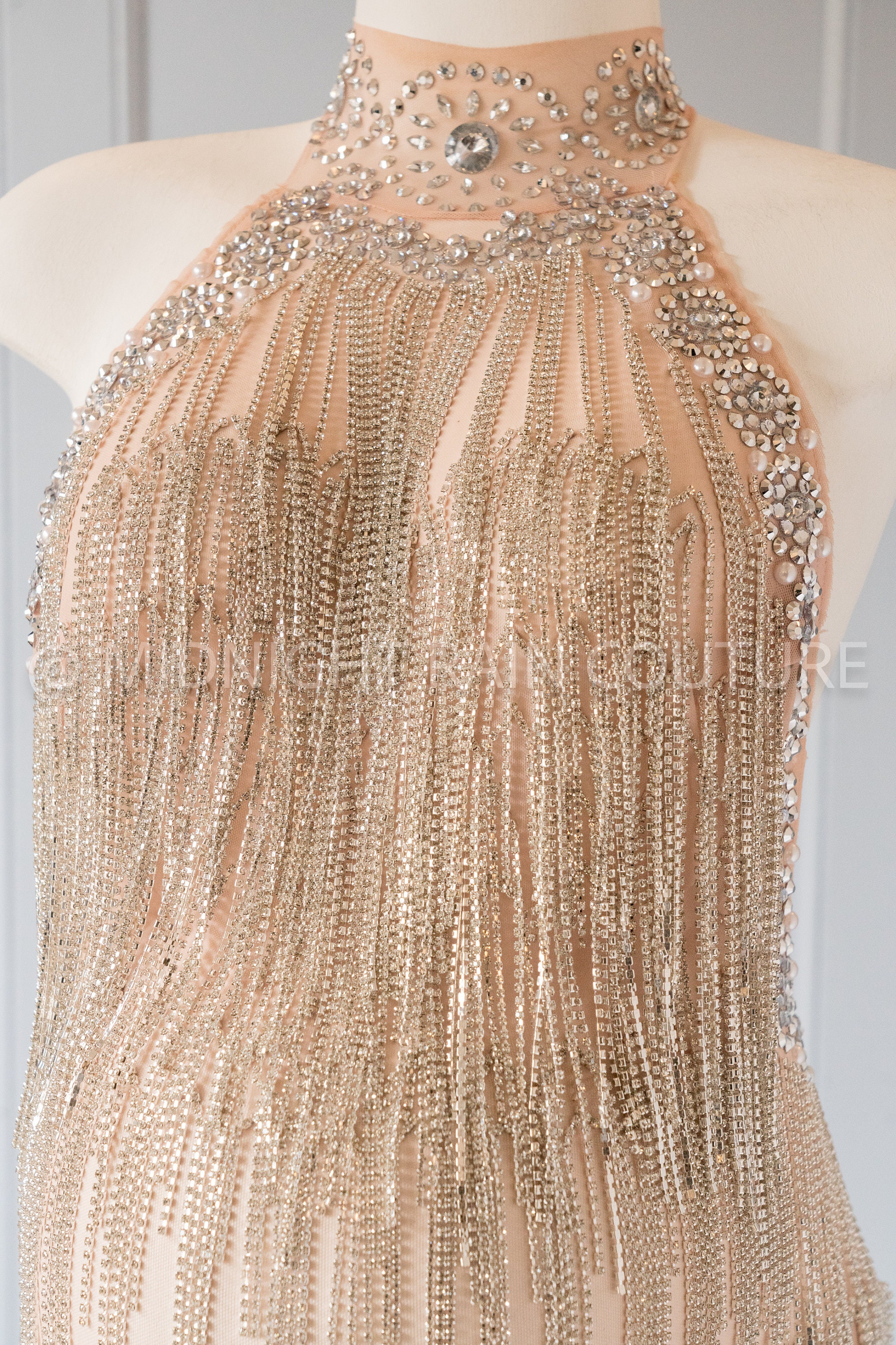 Luxury Diamond Rhinestone Maternity Mini Dress for Photoshoot, Baby ...