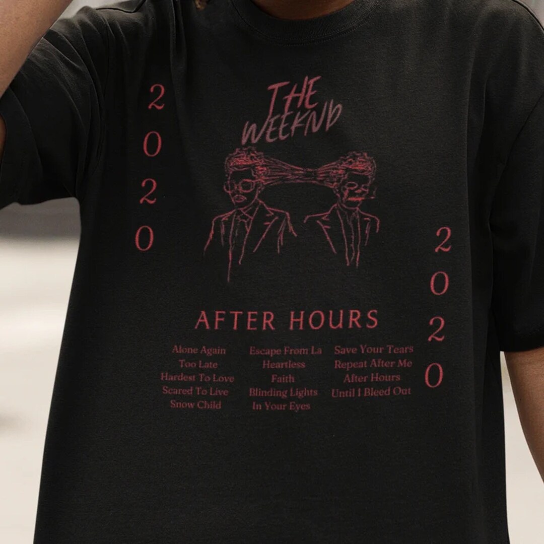 The Weeknd Shirt the Weeknd Clothing the Weeknd After Hours - Etsy