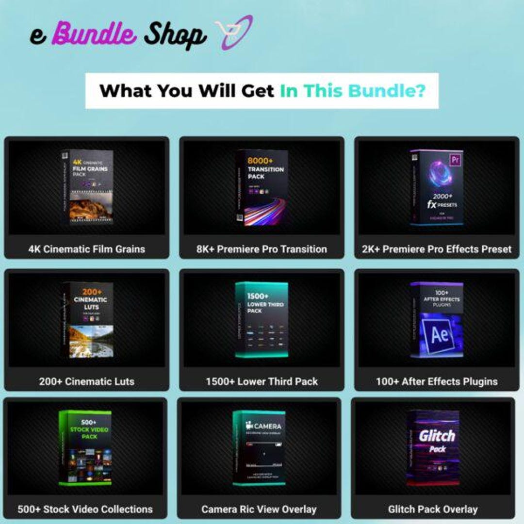 Best Video Editing Bundle (all in One) - Etsy